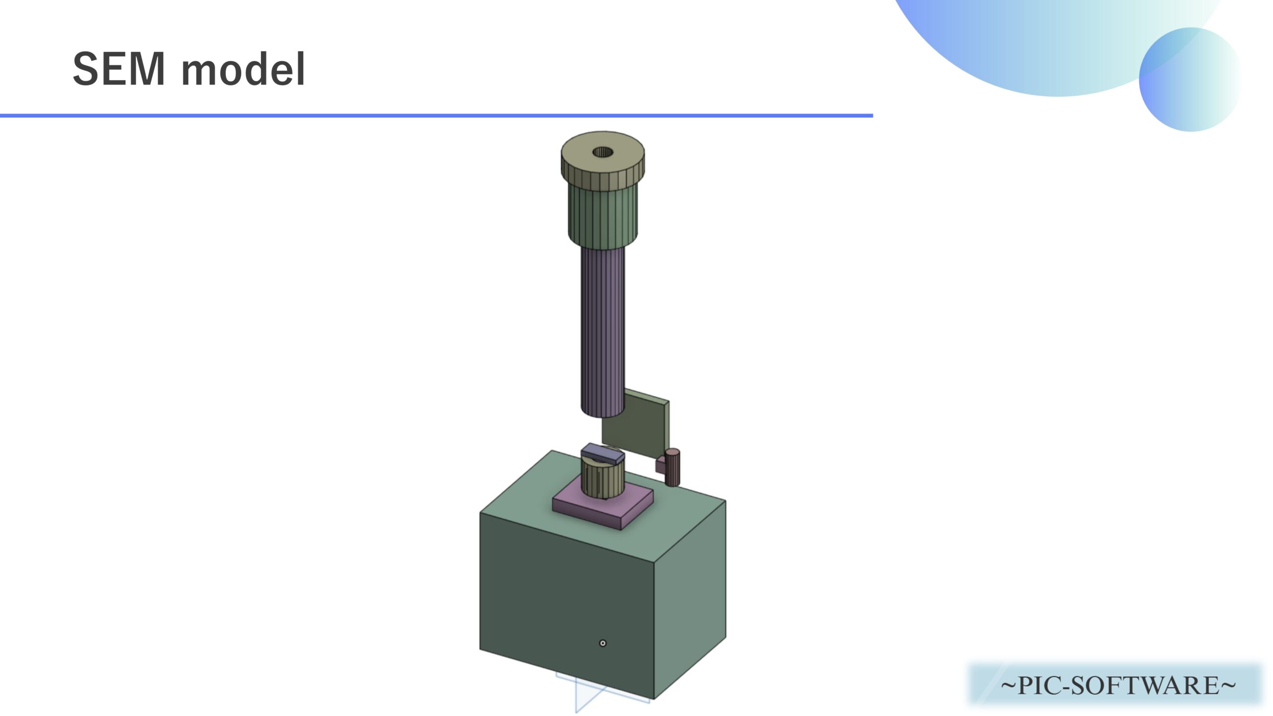 Electron Trajectory Analysis in Electron Microscopes - PIC software